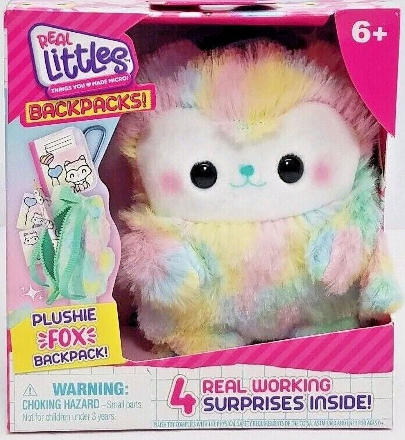 Real Littles Backpacks: Plushie Fox Backpack with 4 Surprises - Walmart.com