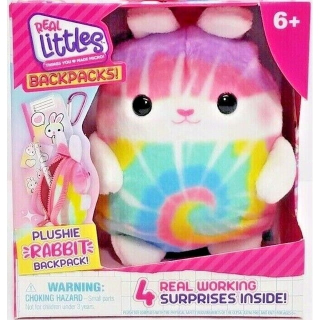 Real Littles Backpacks: Plushie Rabbit Backpack with 4 Surprises ...