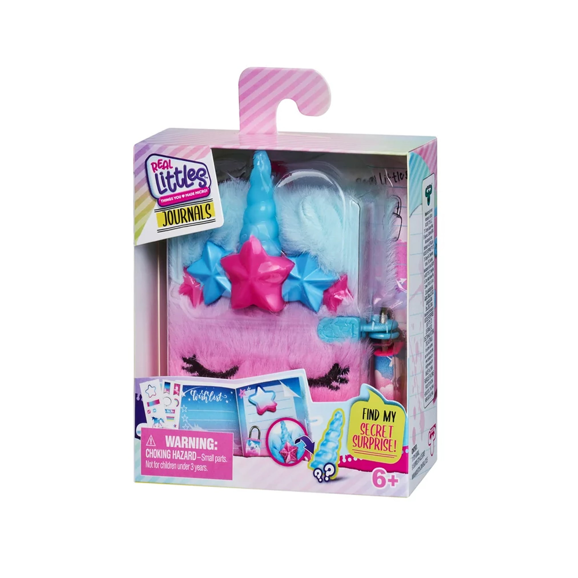 Real Littles Collectible Micro Journal with 3 Surprises Inside, Unicorn ...