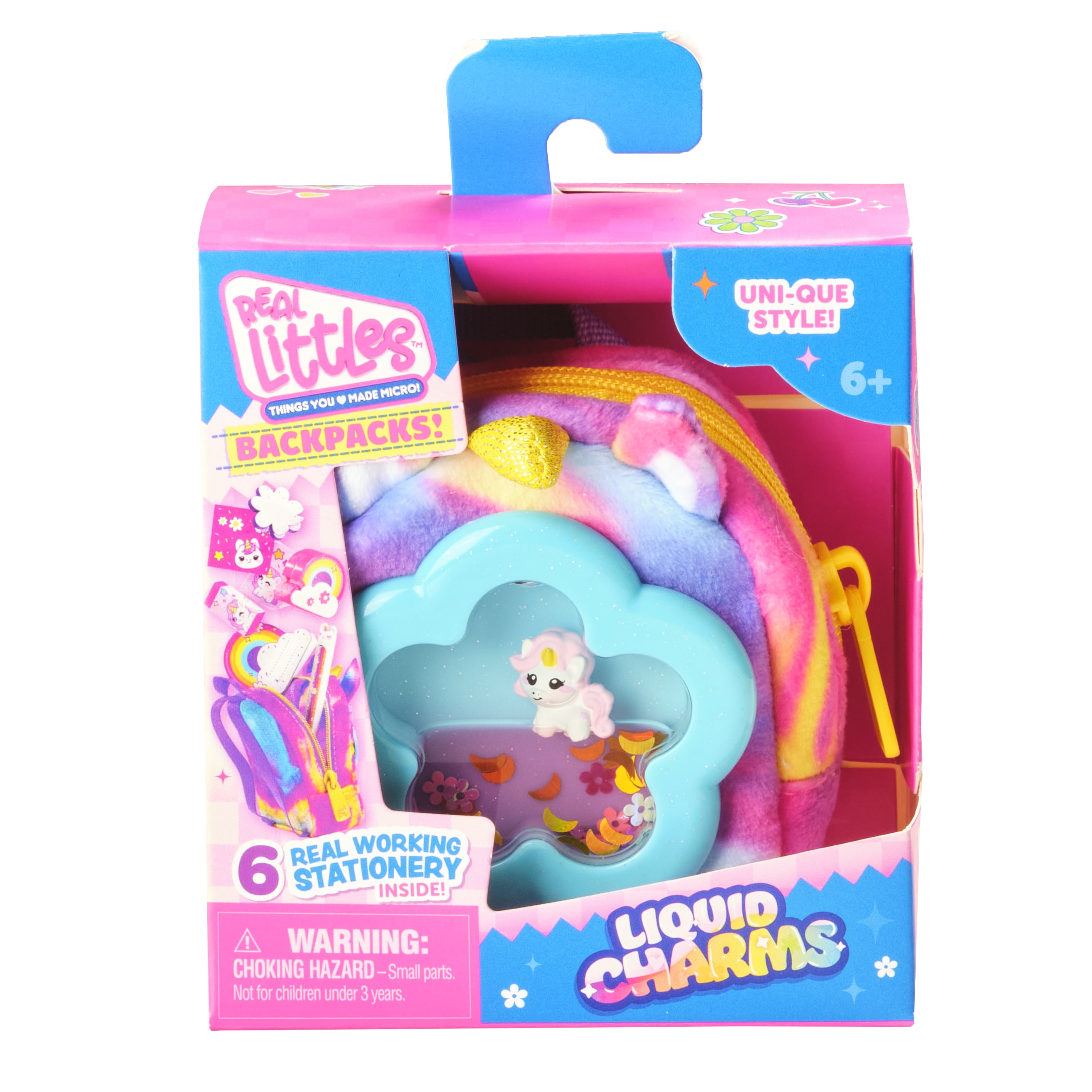 Real Littles Liquid Charms, Liquid Filled Micro-Sized Backpack, Reveal ...