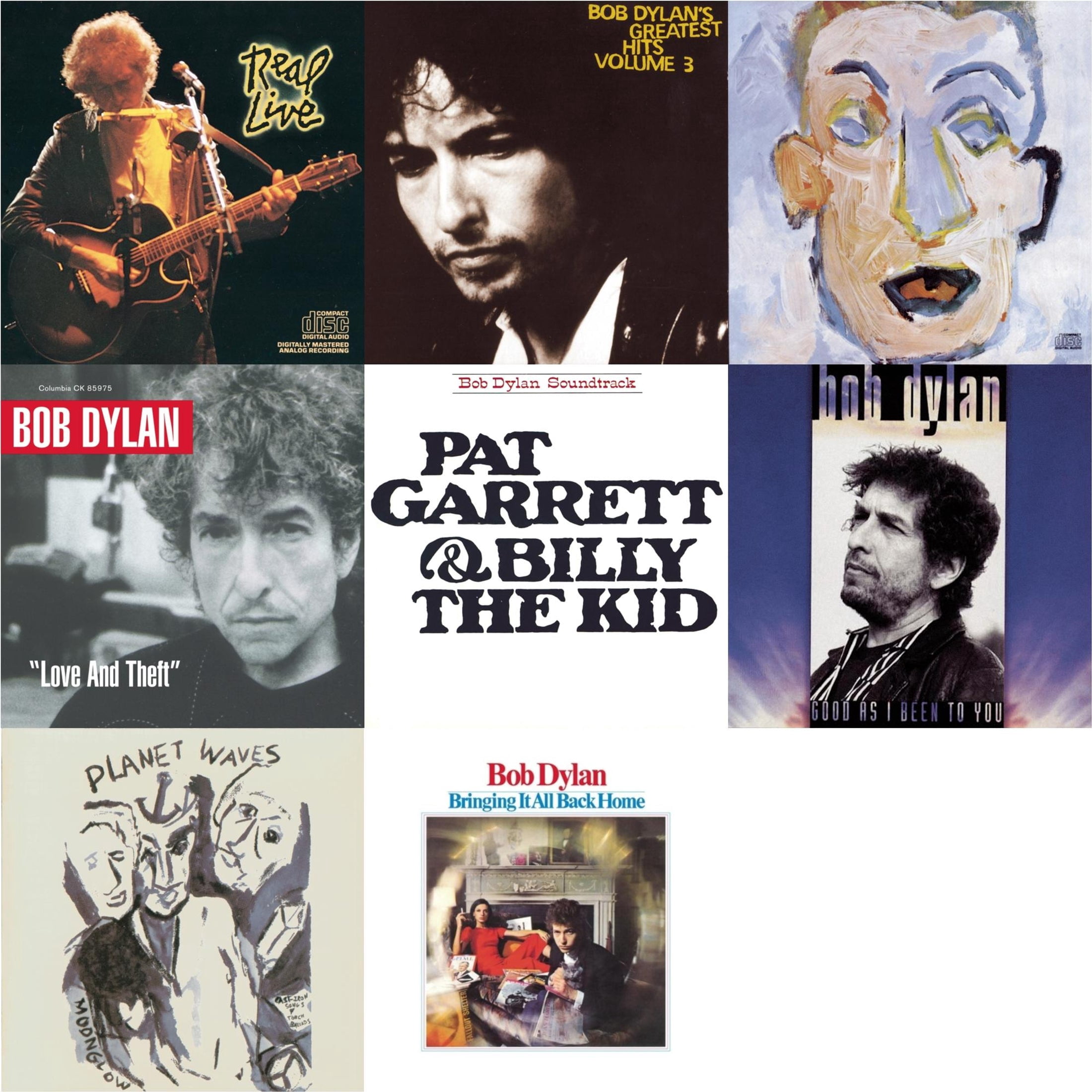 Real Live & Greatest Hits Vol.3 & Self Portrait & Love & Theft & Pat ...