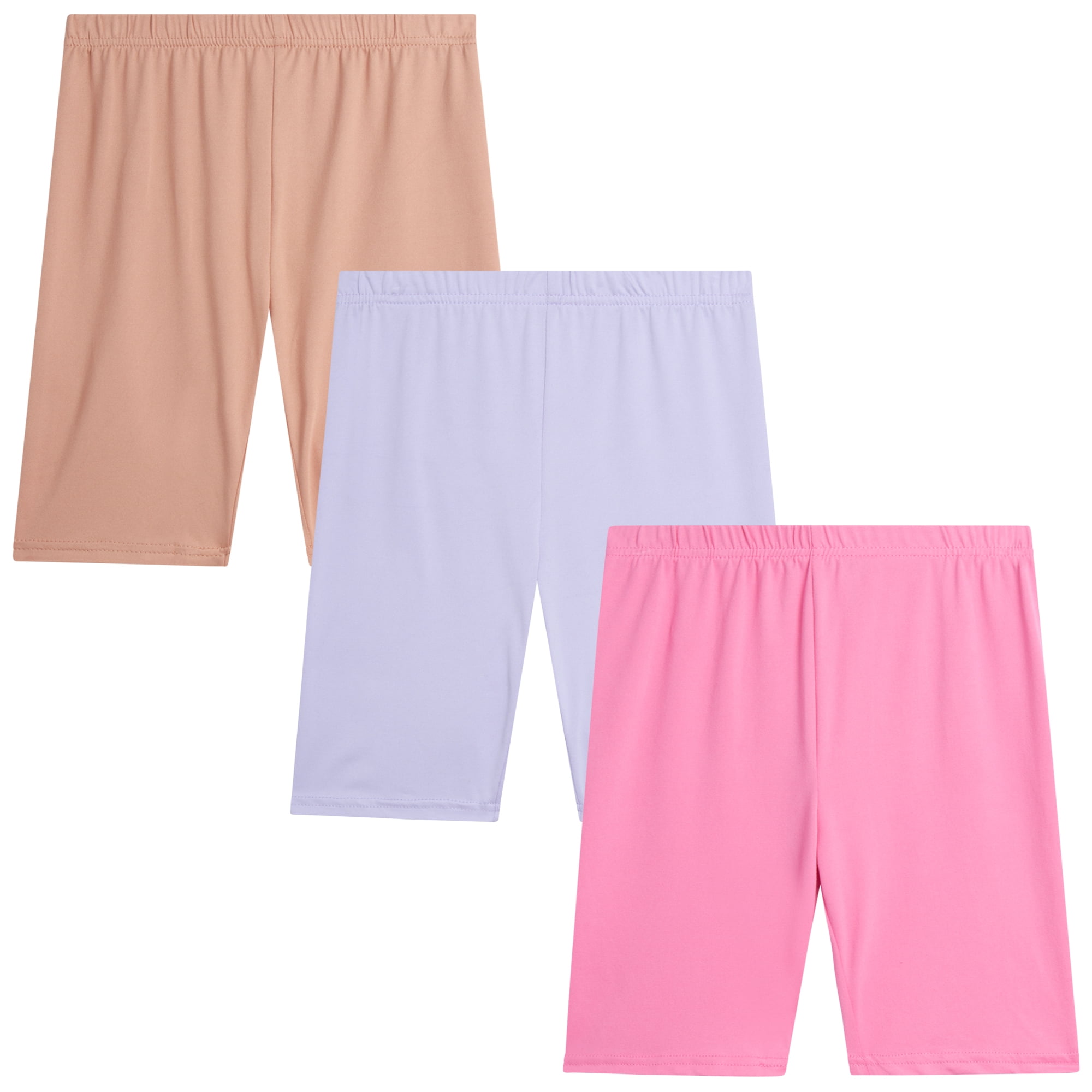 Real Love Girls' Bike Shorts, Super Soft Athletic Shorts, 3 Pack for ...