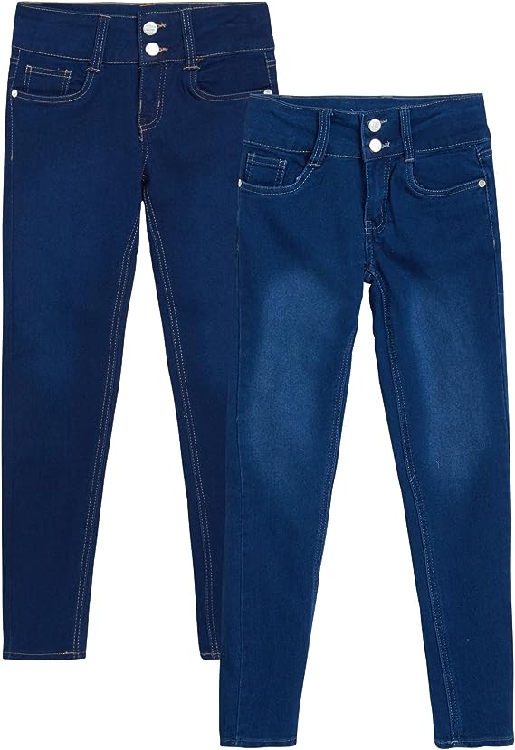 Wonder Nation Girls Kid Tough Skinny Jeans, Sizes 5 -18 & Plus ...