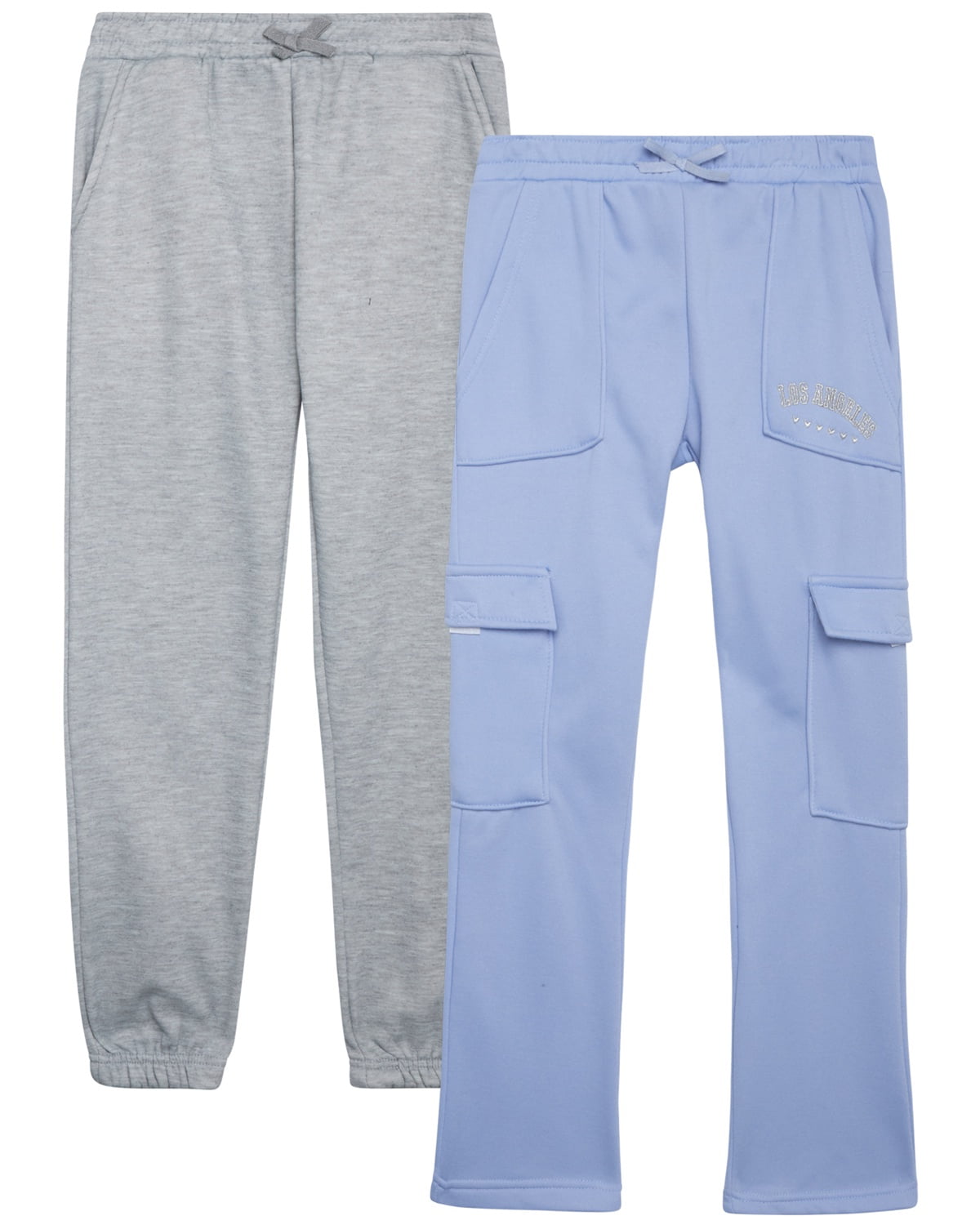 Real Love Girls' Sweatpants - 2 Pack Soft Fleece Casual Jogger and ...