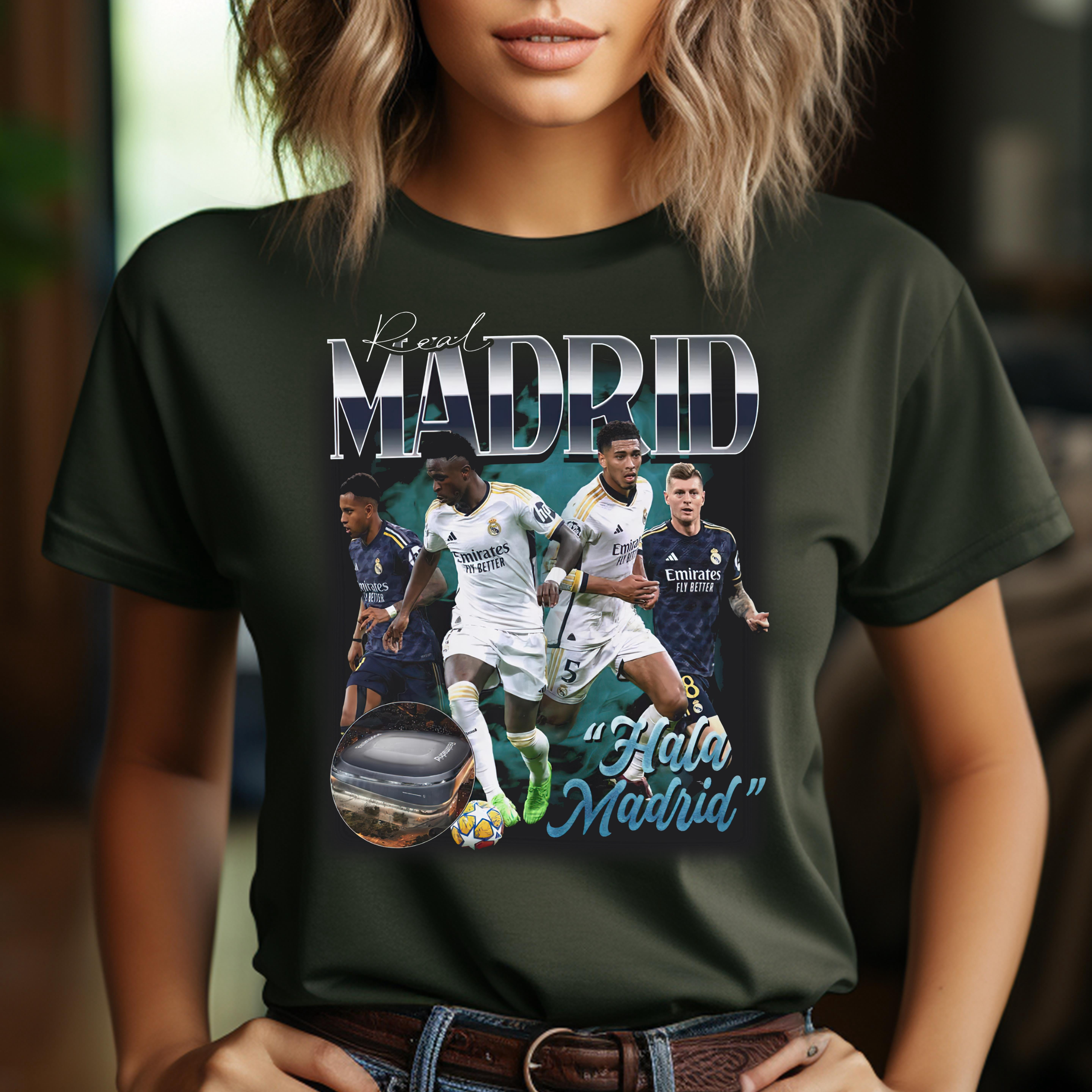 Real Madrid 2024 Hala Madrid Champions League T-Shirt – Show Your ...