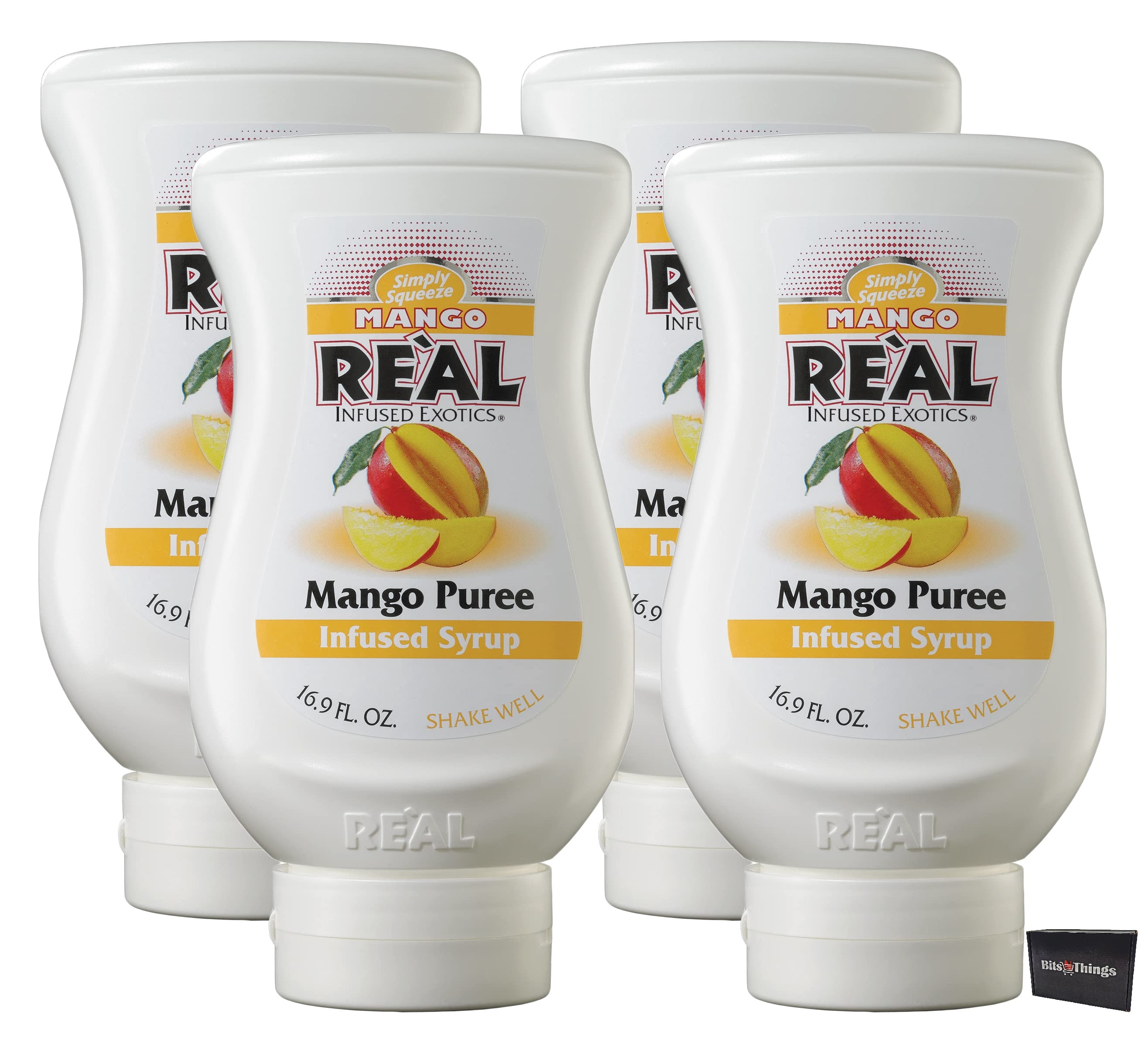 Real Mango Puree Infused Syrup | Desserts, Cocktails, Drinks | 16.9 oz ...