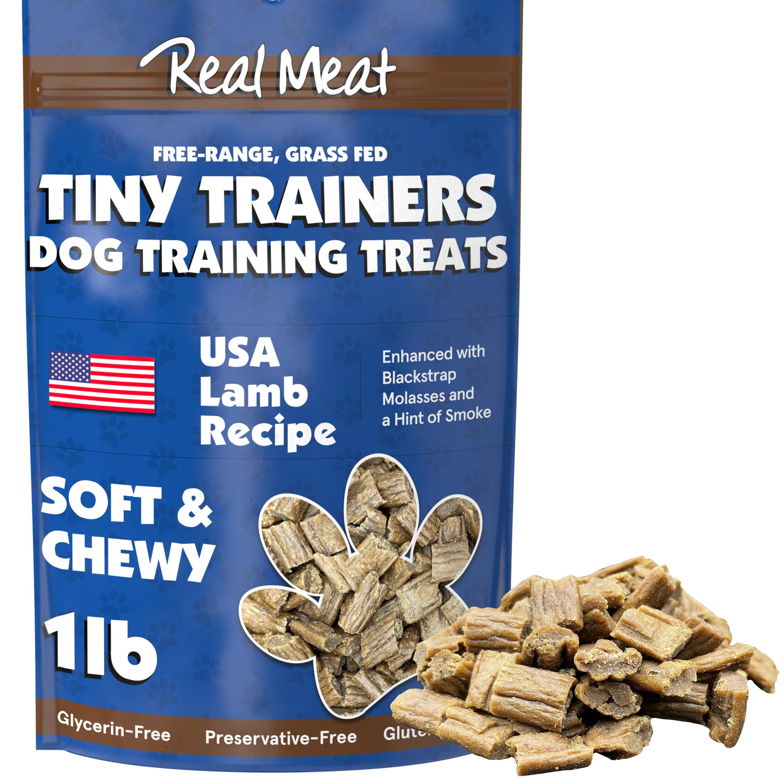 Real Meat Tiny Trainer Bites Dog Treats - 1Lb Of Usa-Made Soft & Chewy ...