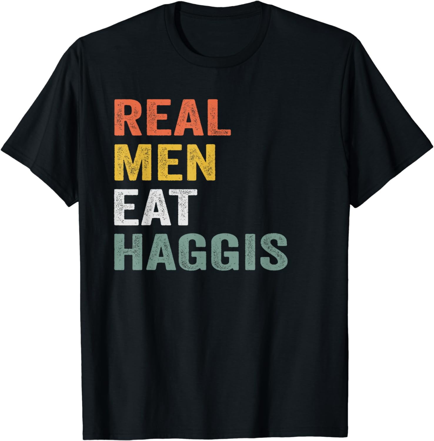 Real Men Eat Haggis Funny Scottish Haggis T-Shirt - Walmart.com