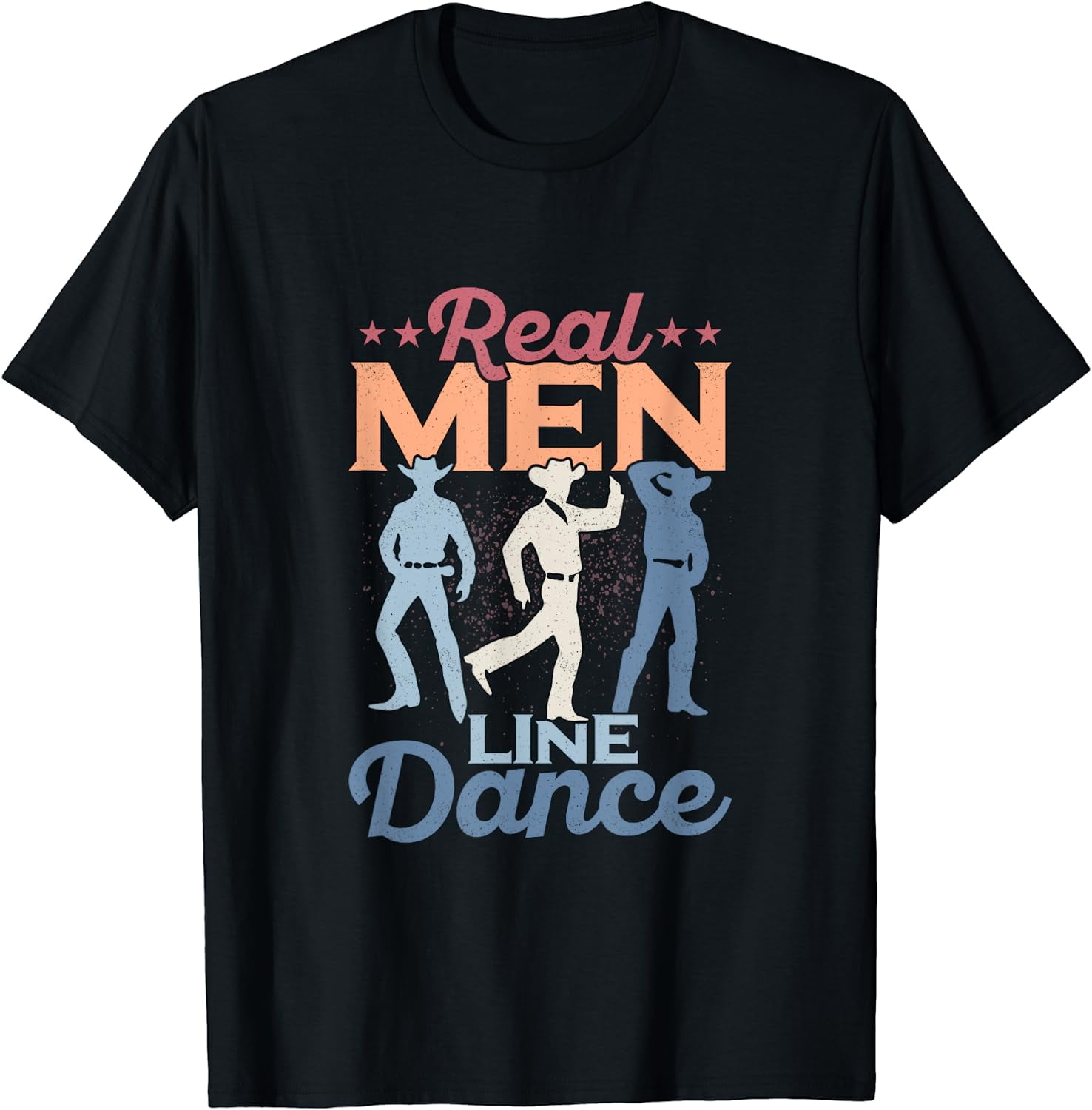 Real Men Line Dance Western Country Music T-Shirt - Walmart.com