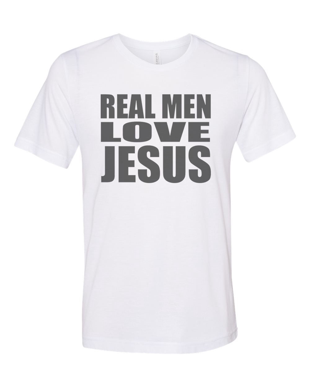 "Real Men Love Jesus, Christian Shirt, Religious Tee, Sublimation T ...