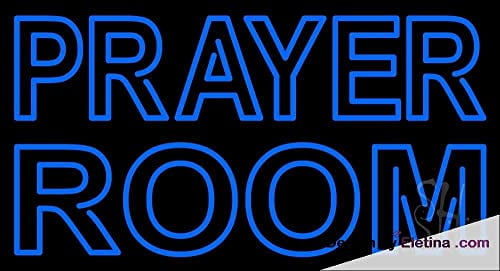Real Neon Led Tubes Blue Prayer Room Led Sign Handmade Lamp Neon Signs ...