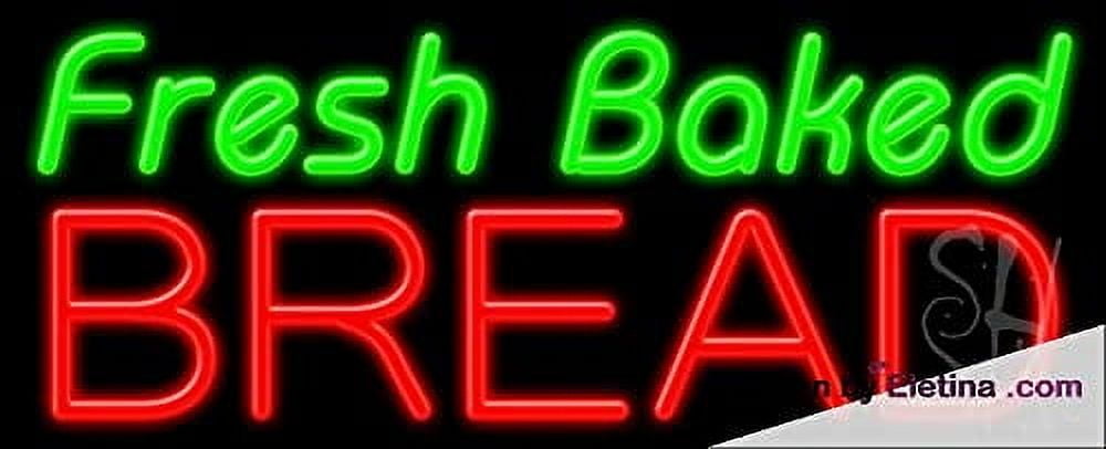 Real Neon Led Tubes Fresh Baked Bread Led Sign Handmade Lamp Neon Signs ...