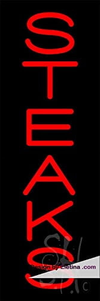 Real Neon Led Tubes Red Vertical Steaks Led Sign Handmade Lamp Neon ...