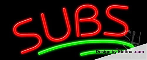 Real Neon Led Tubes Subs Led Sign Handmade Lamp Neon Signs For Wall ...