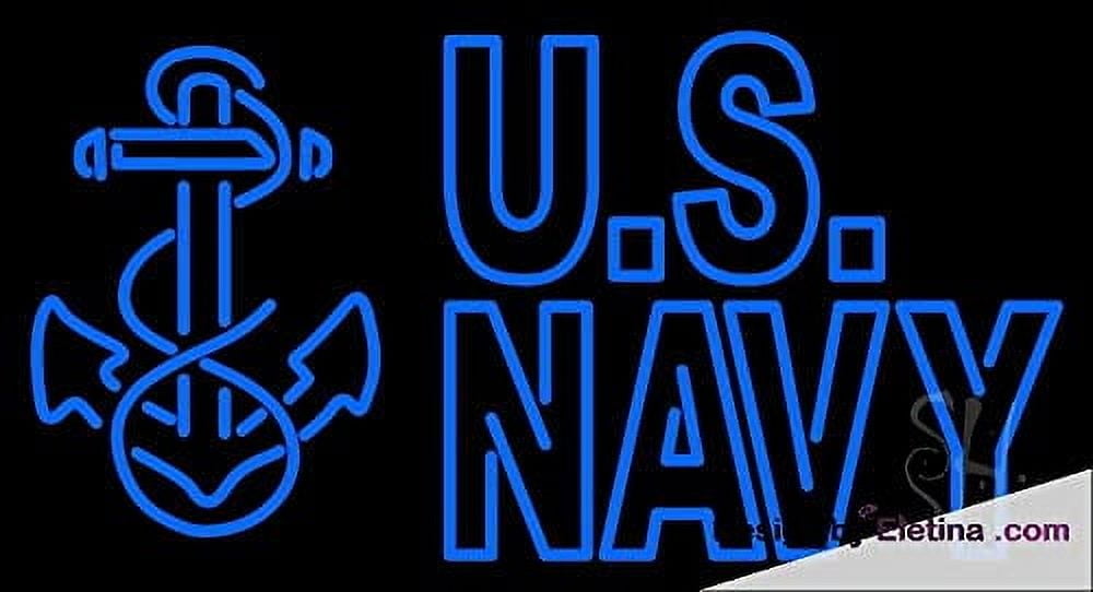 Real Neon Led Tubes Us Navy Led Sign Handmade Lamp Neon Signs For Wall ...