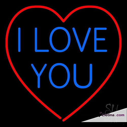 Real Neon Led Tubes Wedding With Heart Led Sign Handmade Lamp Neon ...