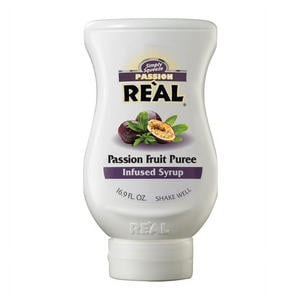 Real Passion Fruit Puree Infused Syrup 16.9 fl oz Squeeze Bottle ...