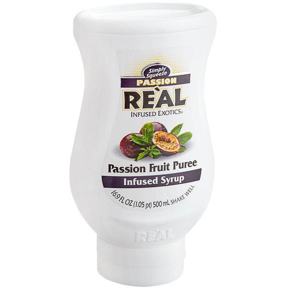 Real Passion Fruit Puree Infused Syrup, 16.9 fl. oz., Perfect for ...