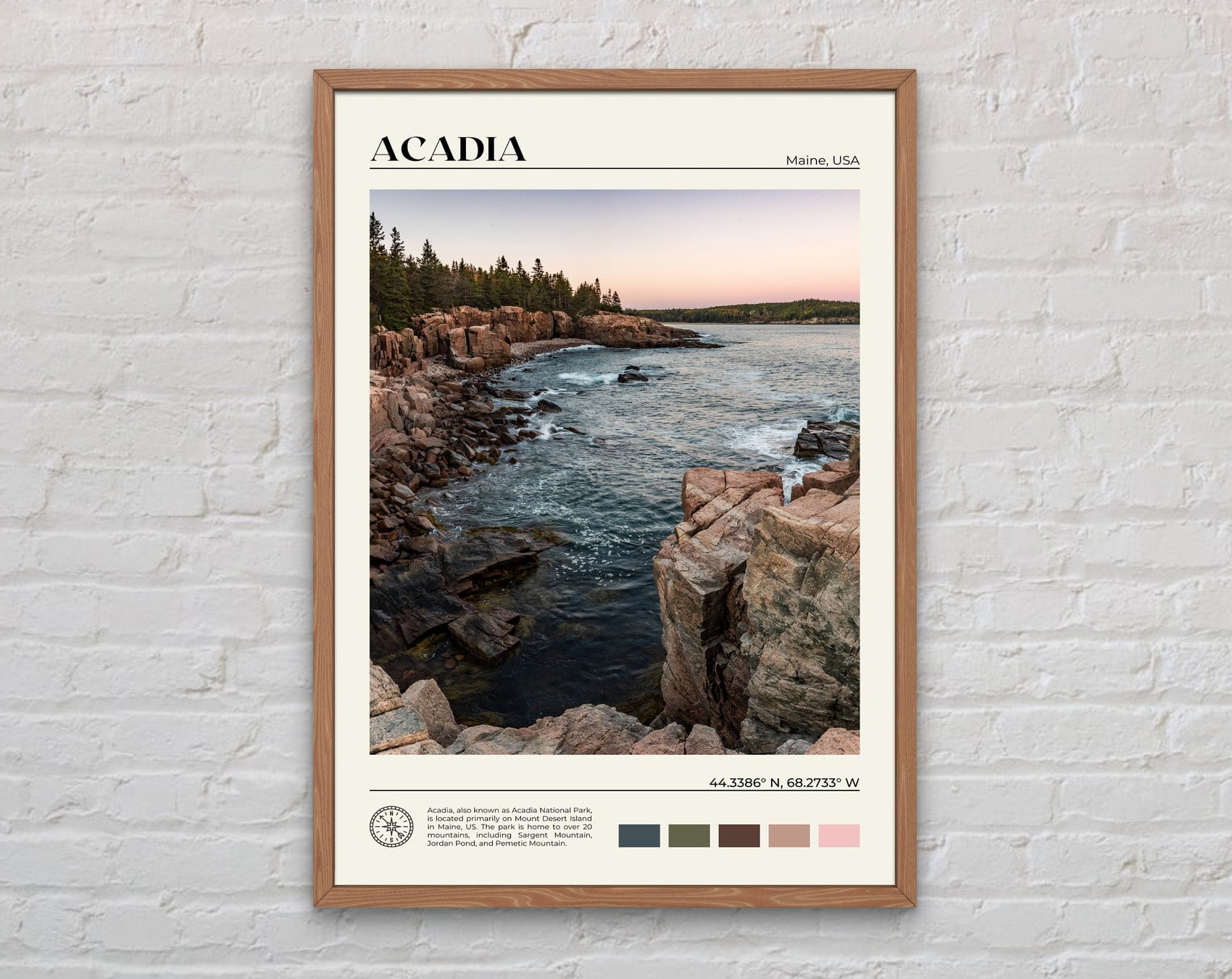 Real Photo, Acadia Print, Acadia Wall Art, Acadia Poster, Acadia Photo ...