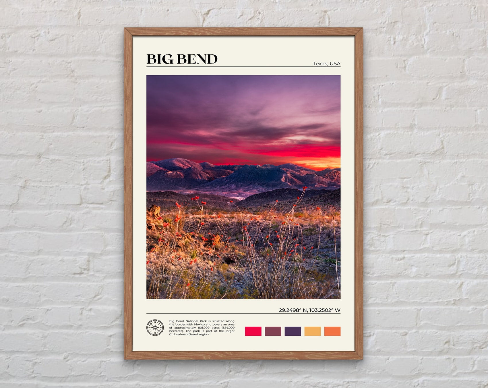 Real Photo, Big Bend National Park Print, Big Bend Wall Art, Big Bend ...