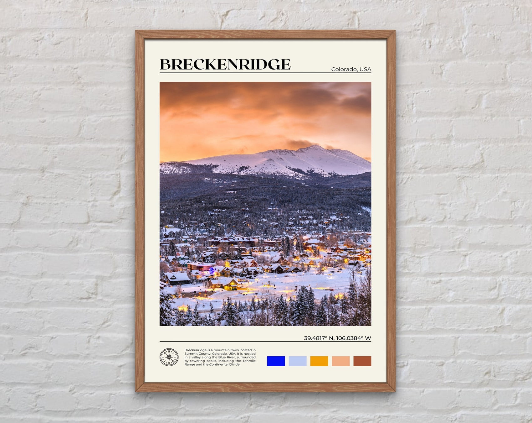 Real Photo, Breckenridge Print, Breckenridge Art, Breckenridge Poster ...