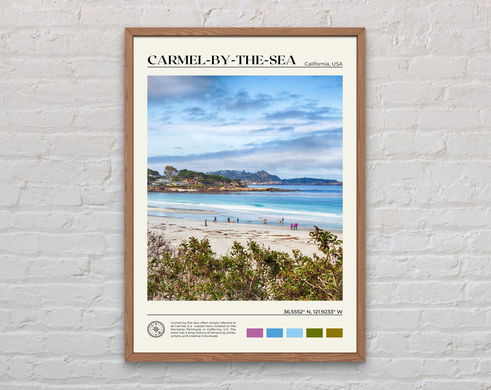 Real Photo, Carmel-by-the-Sea Print, Carmel Wall Art, Carmel Poster ...