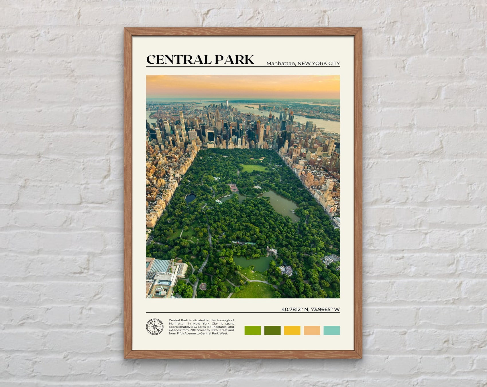 Real Photo, Central Park Print, Central Park Wall Art, Central Park ...