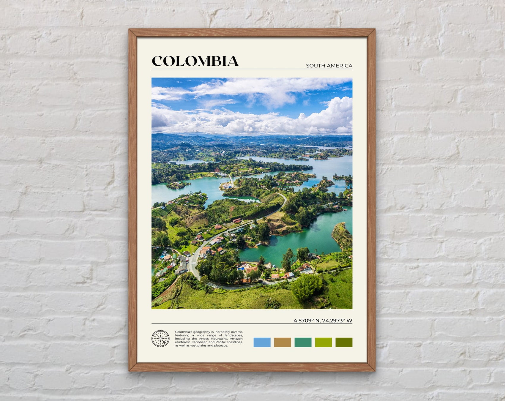 Real Photo, Colombia Print, Colombia Wall Art, Colombia Poster ...