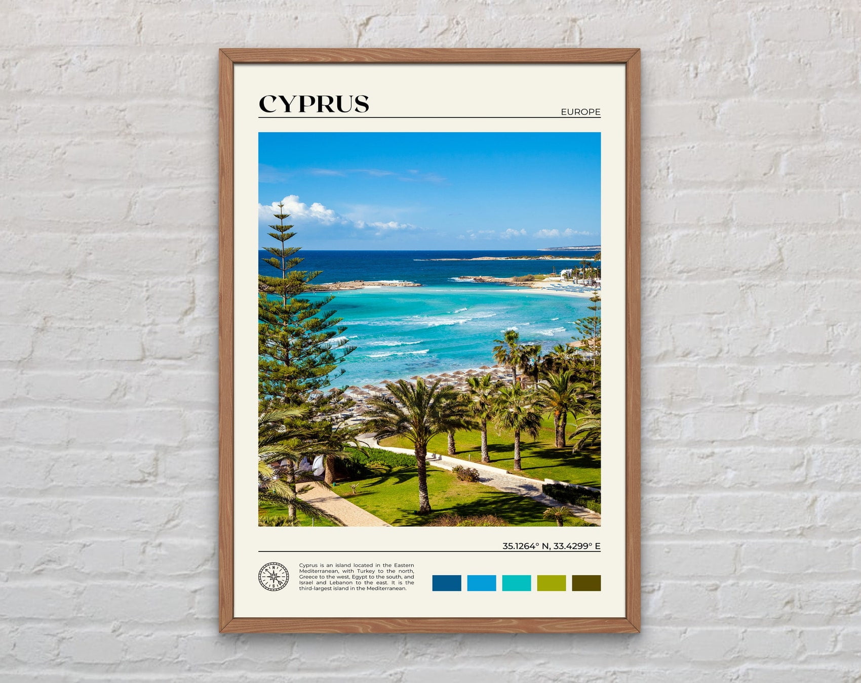 Real Photo, Cyprus Print, Cyprus Wall Art, Cyprus Poster, Cyprus Photo ...