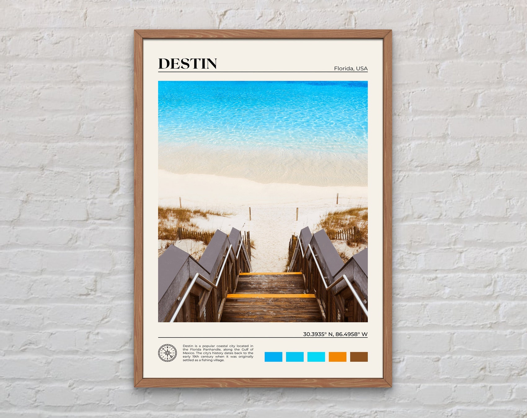 Real Photo, Destin Print, Destin Wall Art, Destin Poster, Destin Photo ...