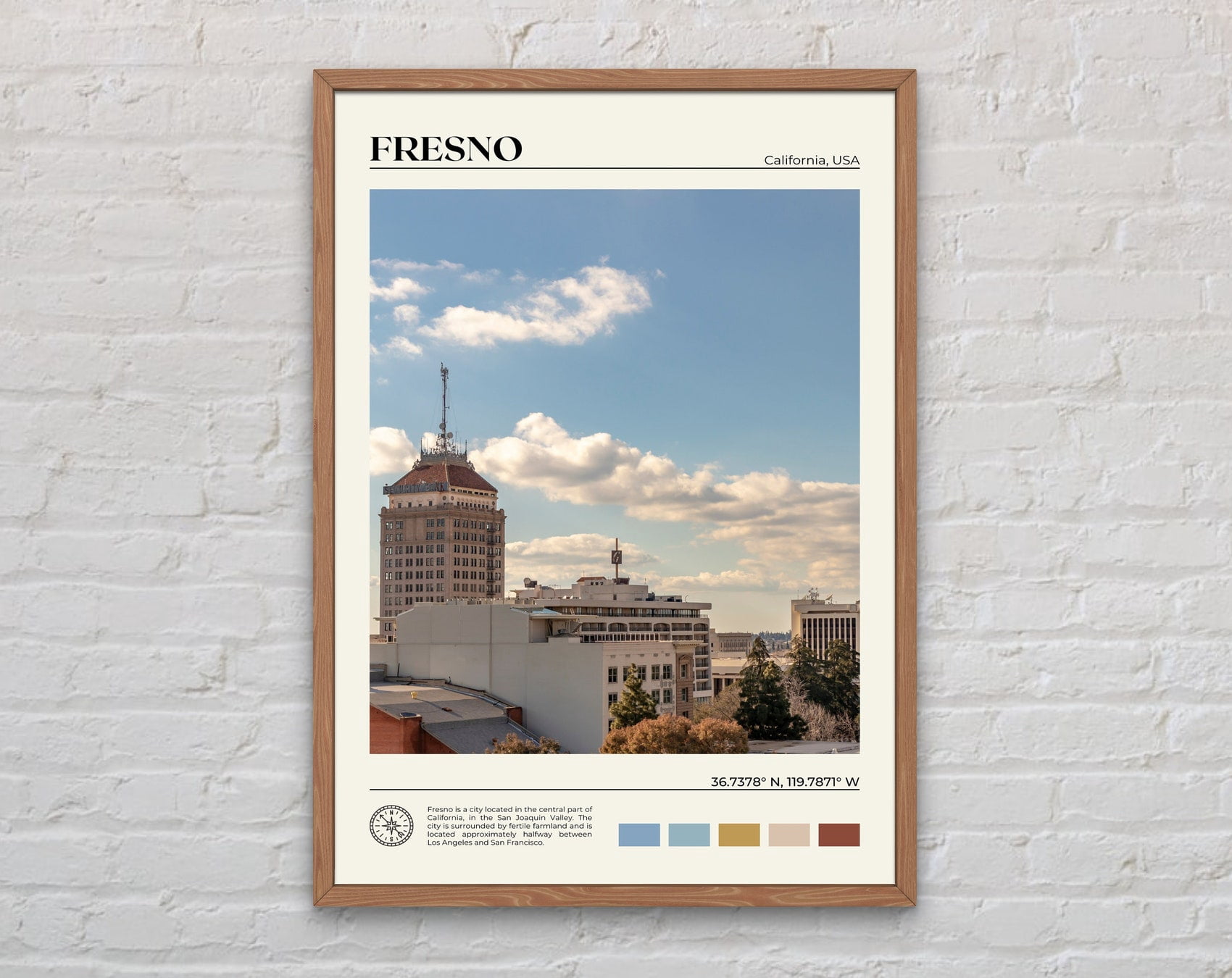 Real Photo, Fresno Print, Fresno Wall Art, Fresno Poster, Fresno Photo ...