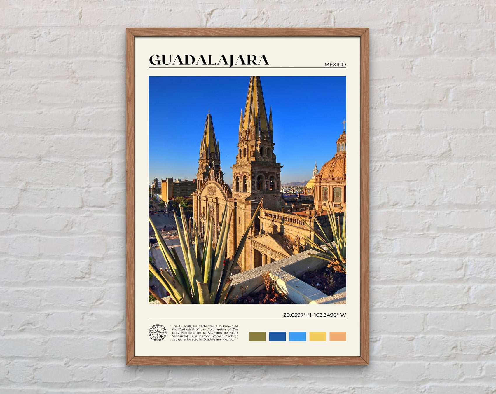 Real Photo, Guadalajara Print, Guadalajara Art, Guadalajara Poster ...
