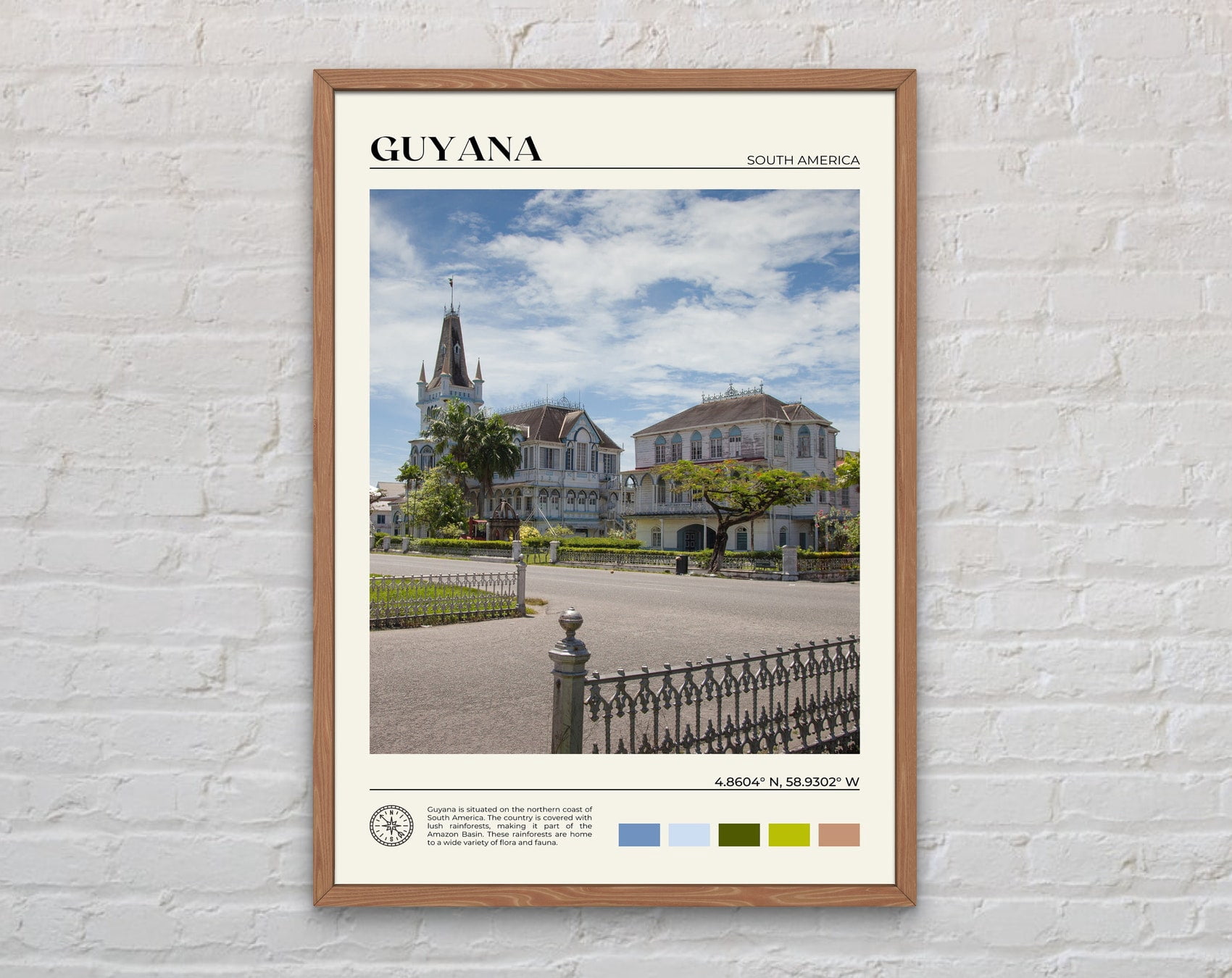 Real Photo, Guyana Print, Guyana Wall Art, Guyana Poster, Guyana Photo ...