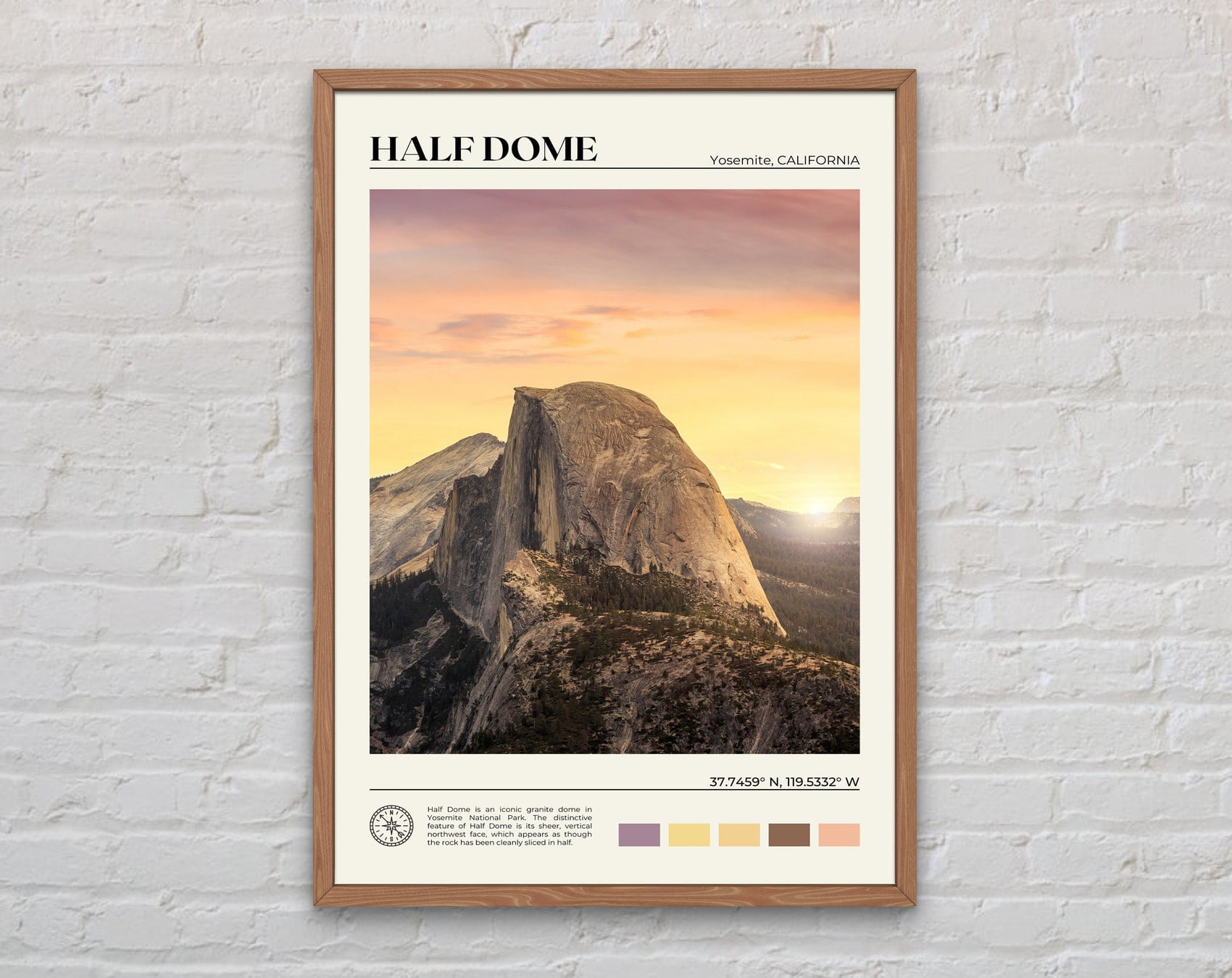 Real Photo, Half Dome Print, Half Dome Wall Art, Half Dome Poster, Half ...