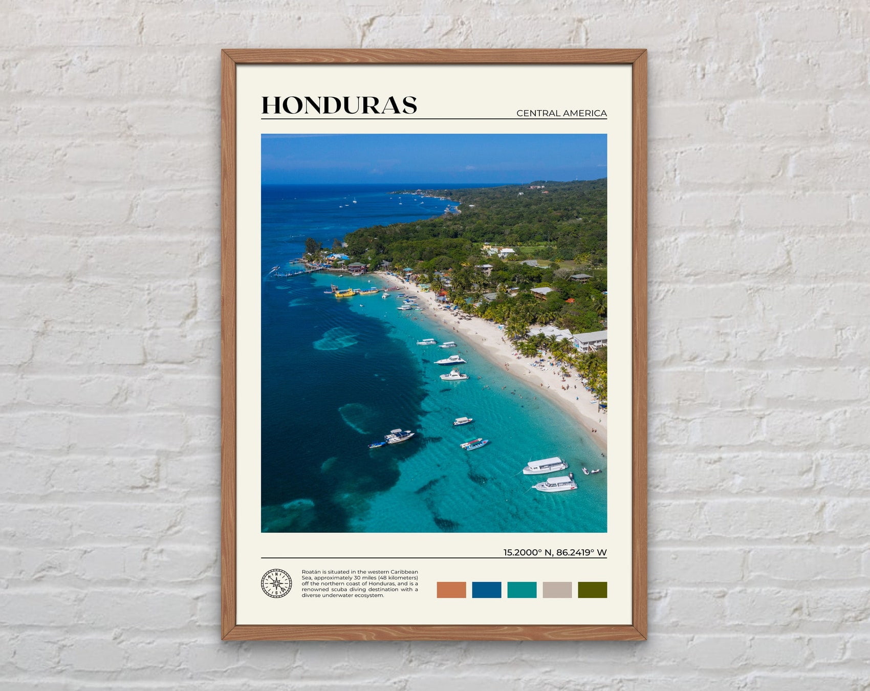 Real Photo, Honduras Print, Honduras Wall Art, Honduras Poster ...