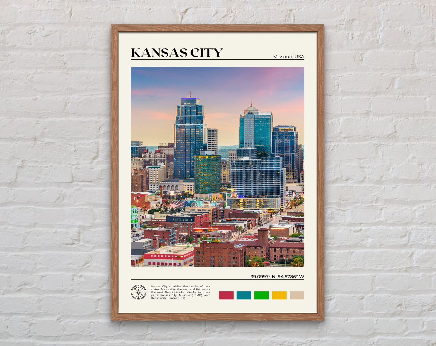 Real Photo, Kansas City Print, Kansas City Wall Art, Kansas City Poster ...