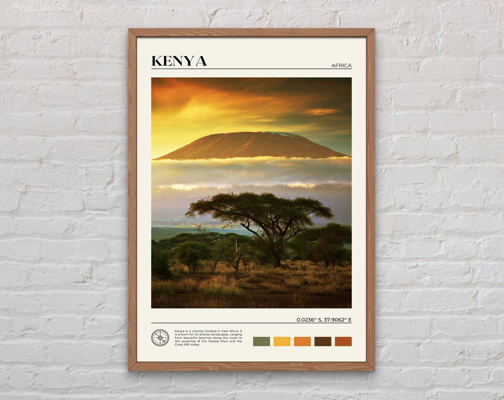 Real Photo, Kenya Print, Kenya Wall Art, Kenya Poster, Kenya Photo ...