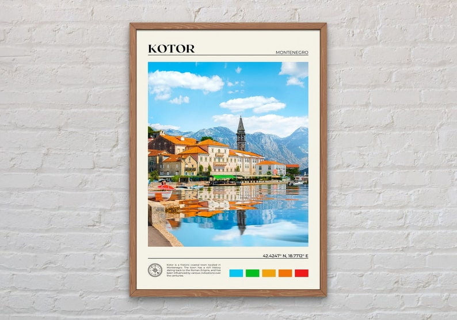 Real Photo, Kotor Print, Kotor Wall Art, Kotor Poster, Kotor Photo ...