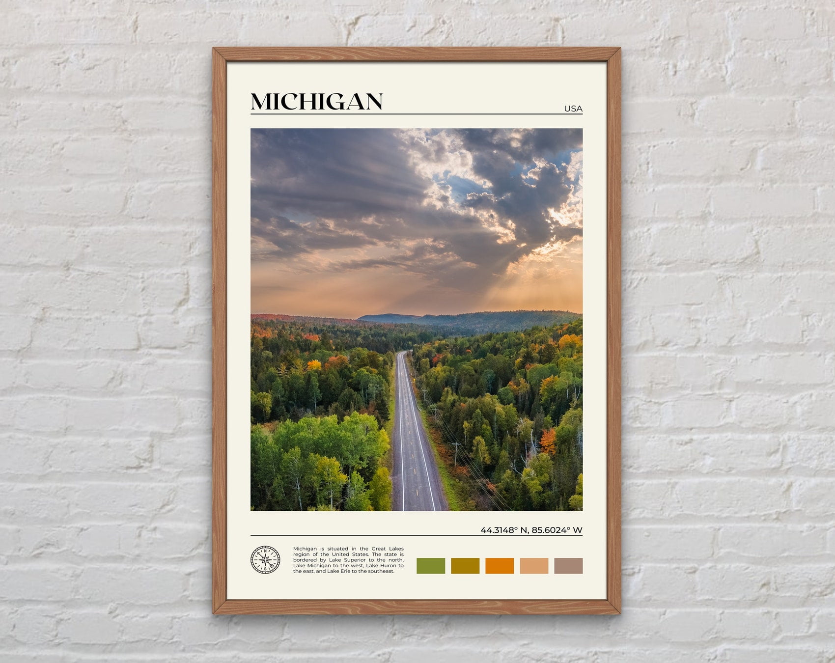 Real Photo, Michigan Print, Michigan Wall Art, Michigan Poster ...