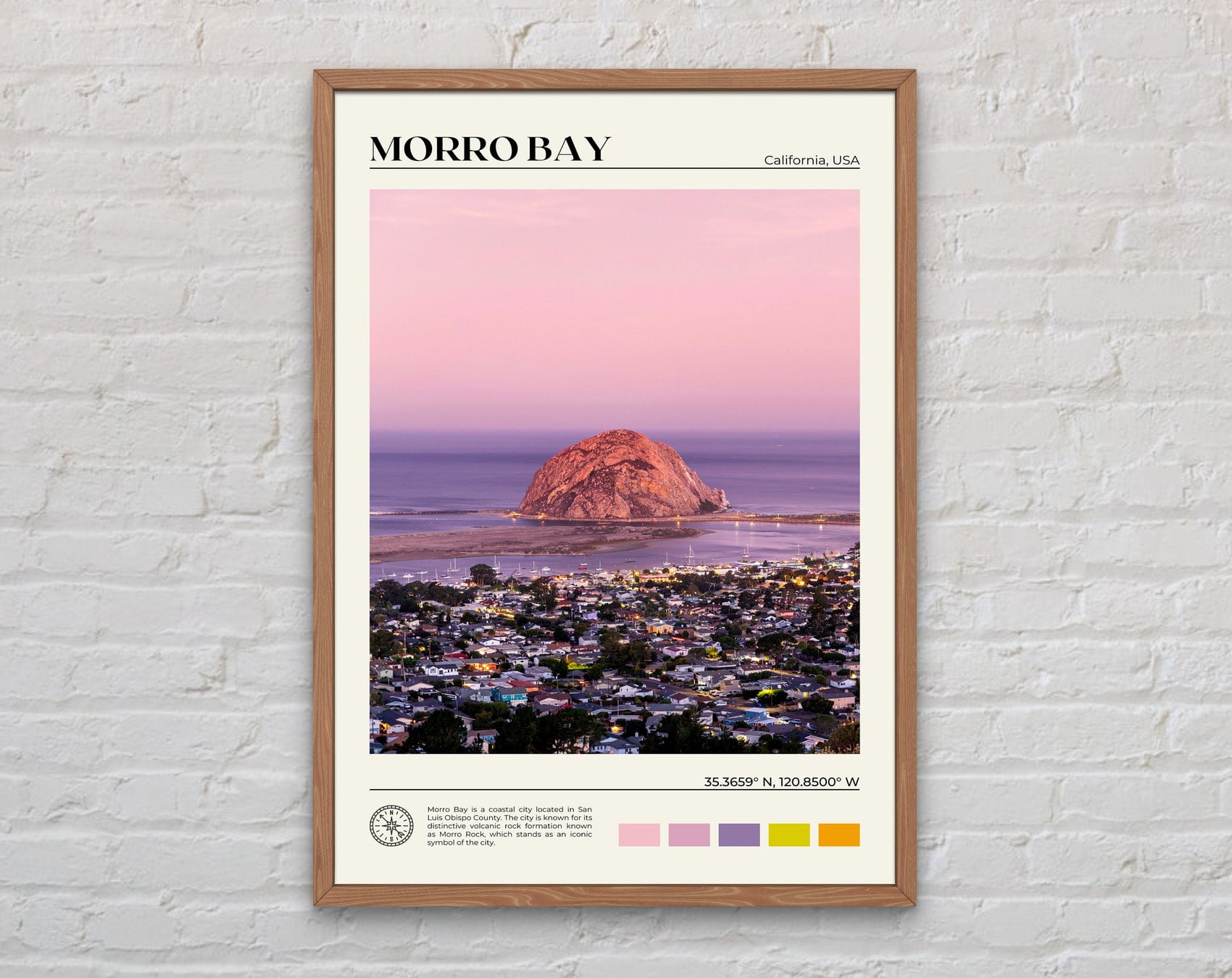Real Photo, Morro Bay Print, Morro Bay Wall Art, Morro Bay Poster ...