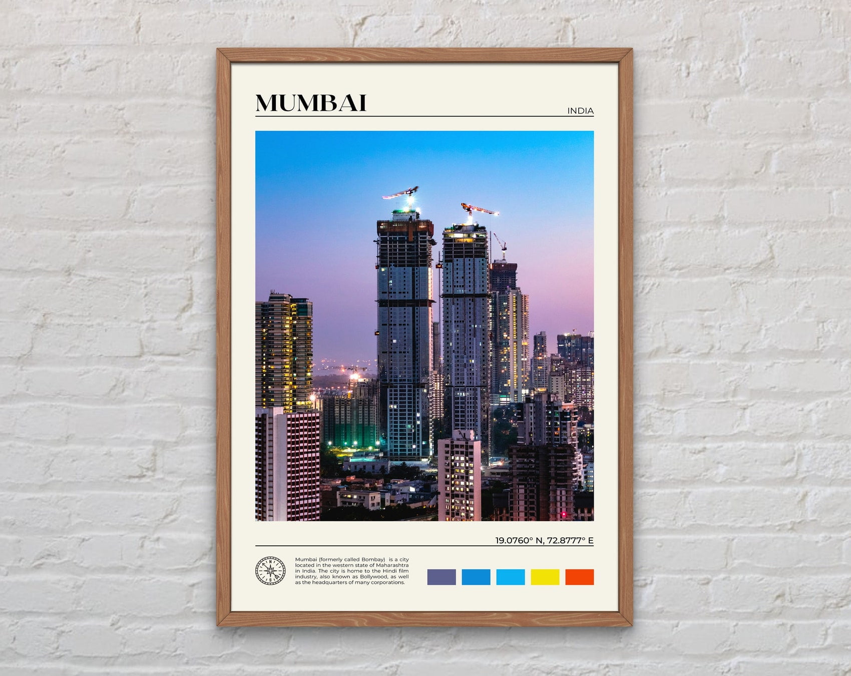 Real Photo, Mumbai Print, Mumbai Wall Art, Mumbai Poster, Mumbai Photo ...