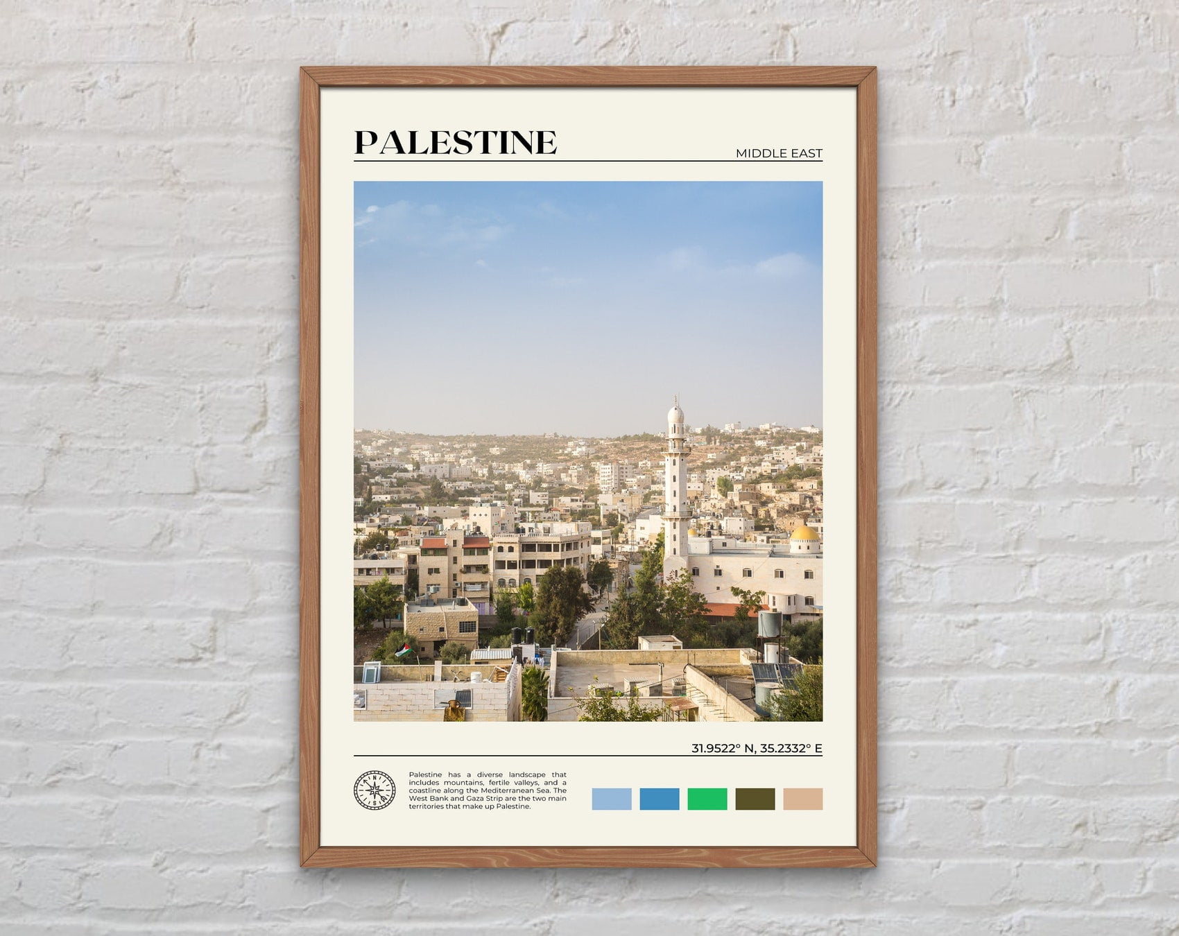 Real Photo, Palestine Print, Palestine Wall Art, Palestine Poster ...