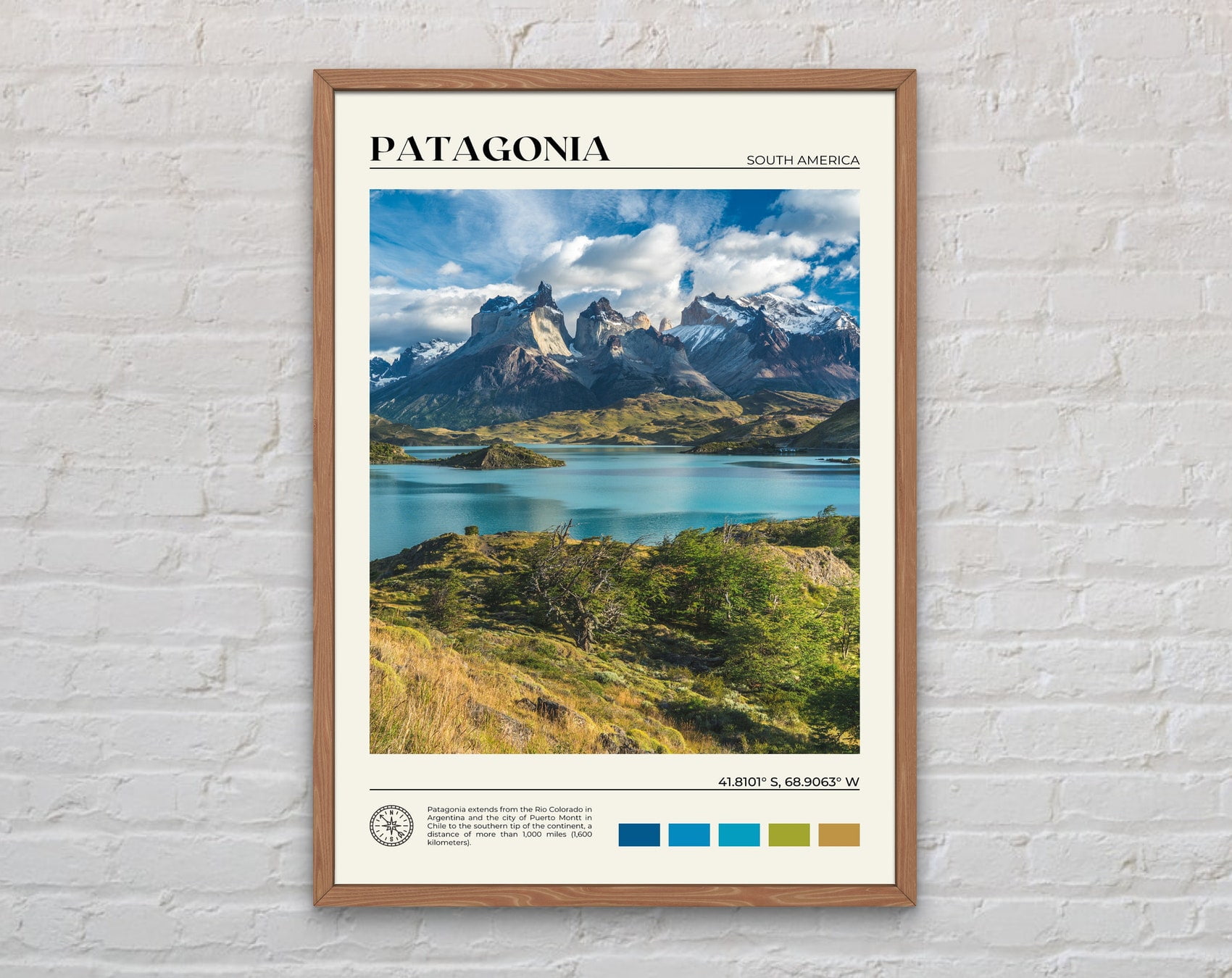 Real Photo, Patagonia Print, Patagonia Wall Art, Patagonia Poster ...