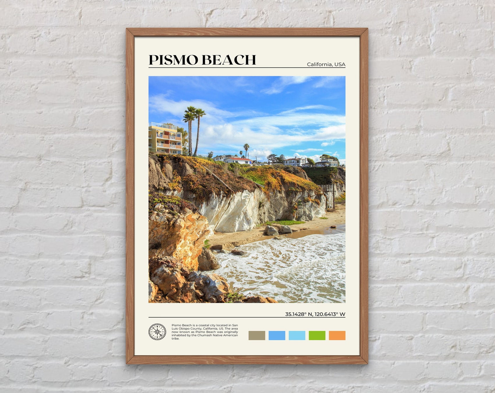 Real Photo, Pismo Beach Print, Pismo Beach Wall Art, Pismo Beach Poster ...