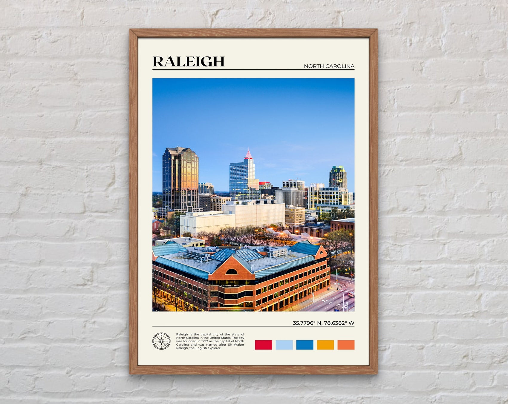 Real Photo, Raleigh Print, Raleigh Wall Art, Raleigh Poster, Raleigh ...