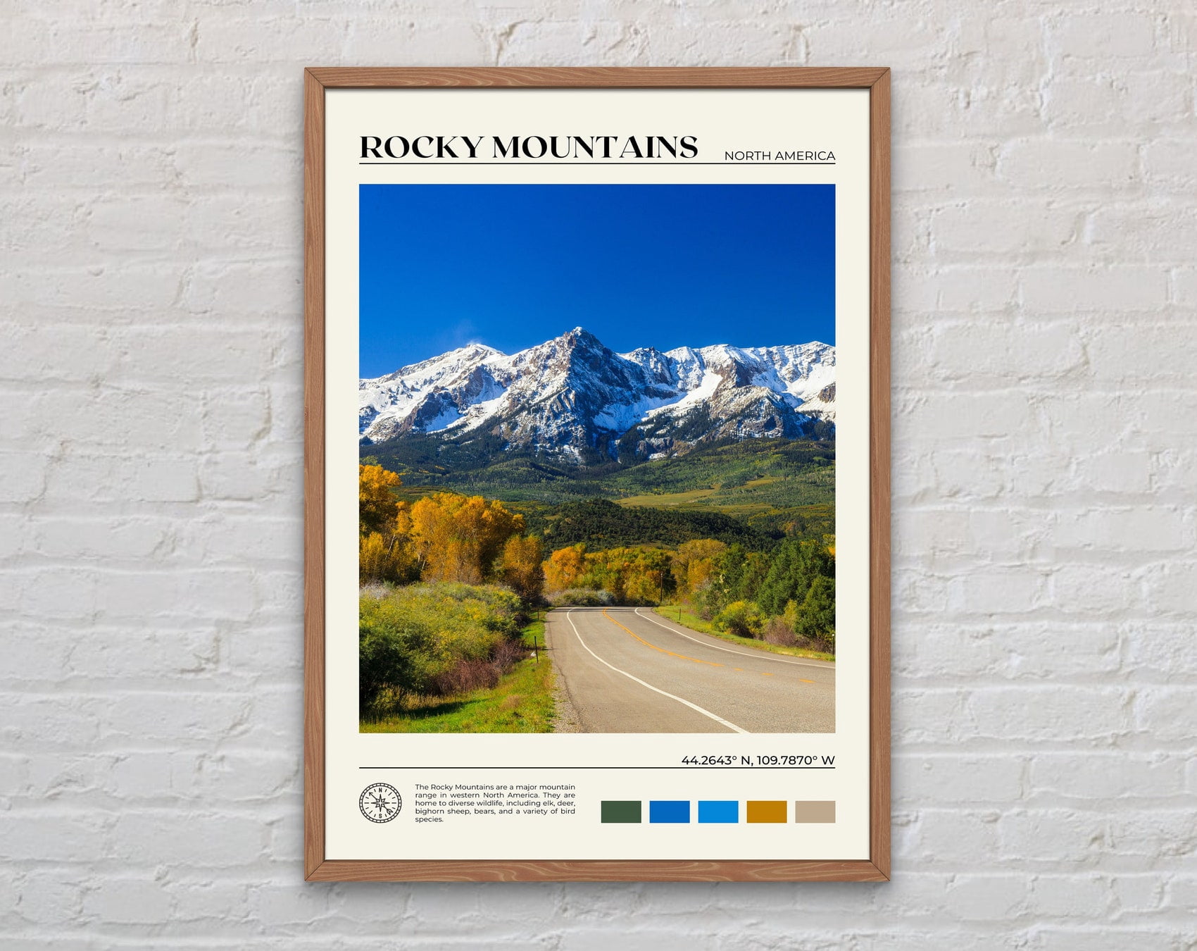 Real Photo, Rocky Mountains Print, Rocky Mountains Wall Art, Rocky ...