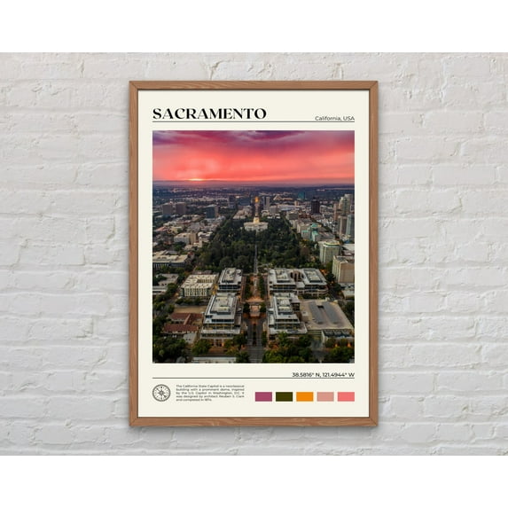 Real Photo, Sacramento Print, Sacramento Wall Art, Sacramento Poster ...