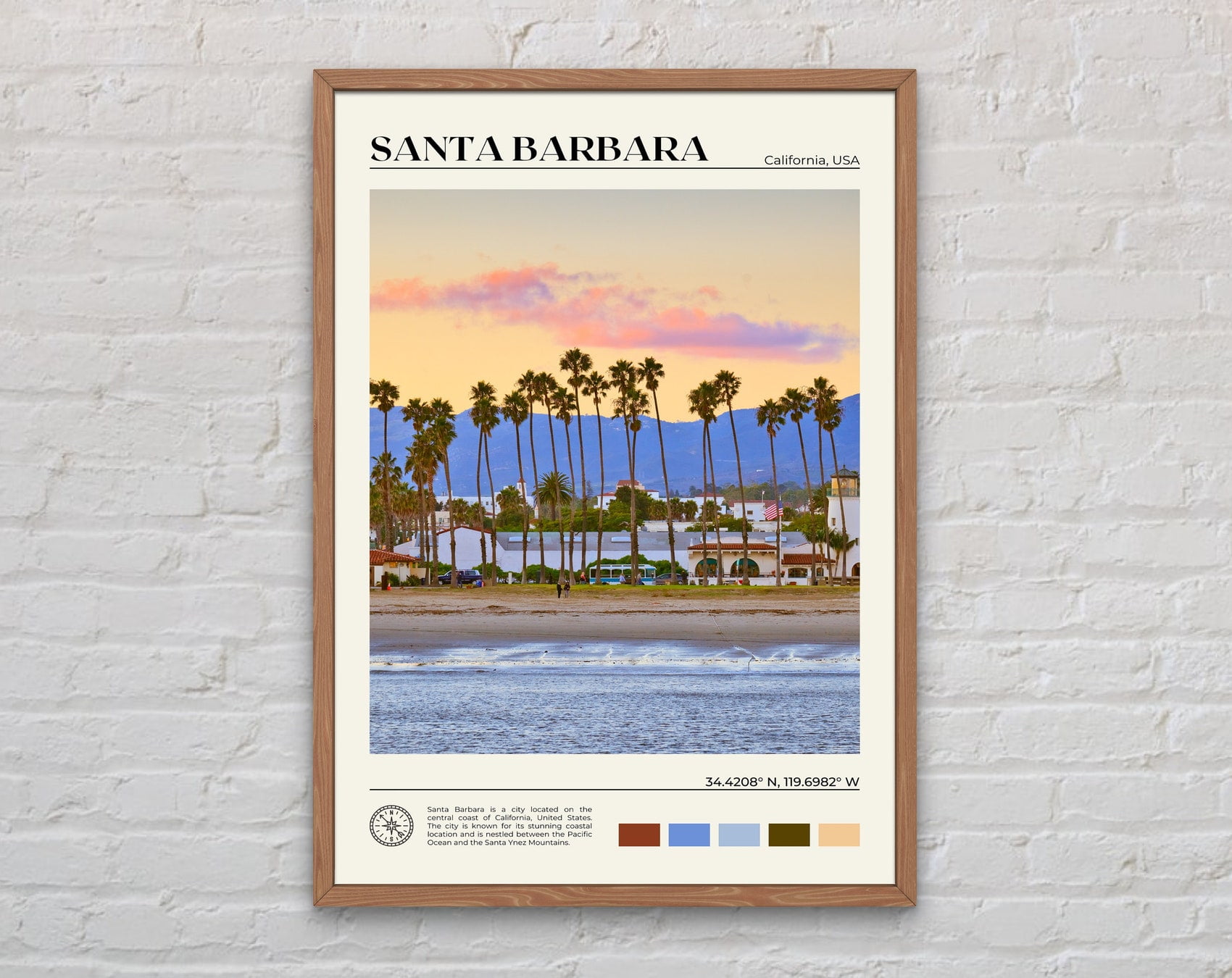 Real Photo, Santa Barbara Print, Santa Barbara Wall Art, Santa Barbara ...