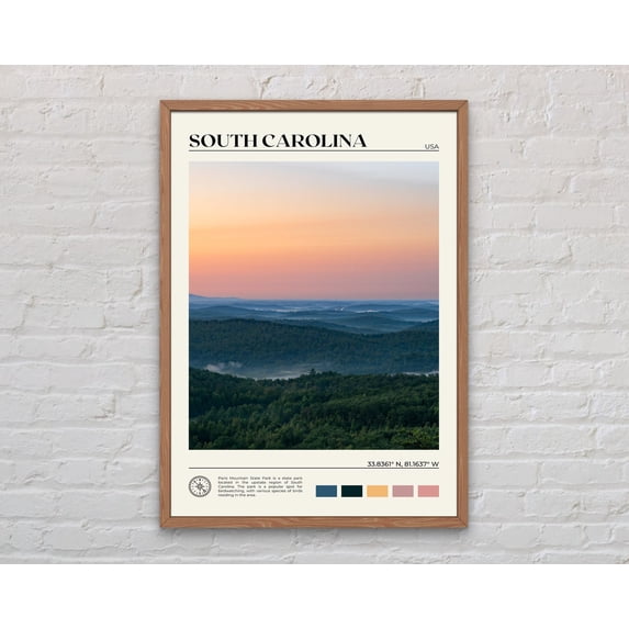 Real Photo, South Carolina Print, South Carolina Wall Art, South ...