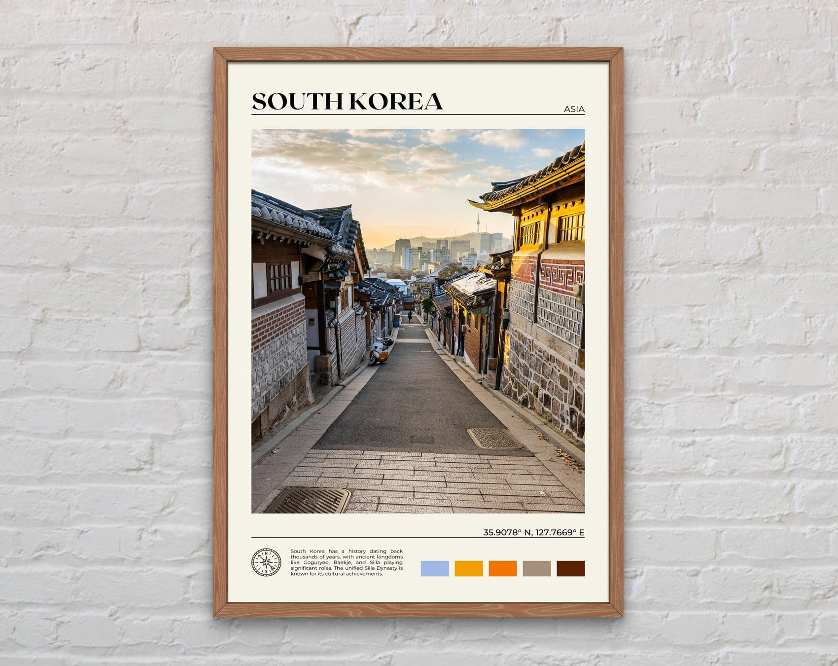 Real Photo, South Korea Print, South Korea Art, South Korea Poster ...